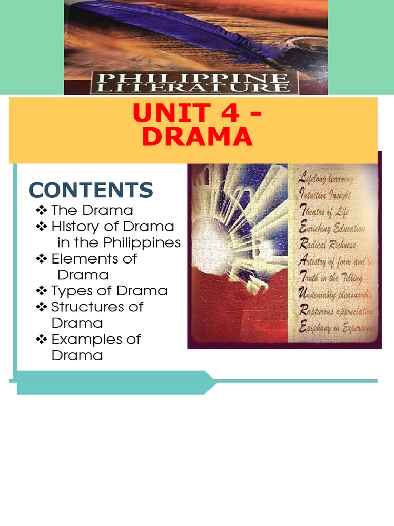 Philippine Lit - Unit 4 | PDF | Theatre | Play (Theatre)
