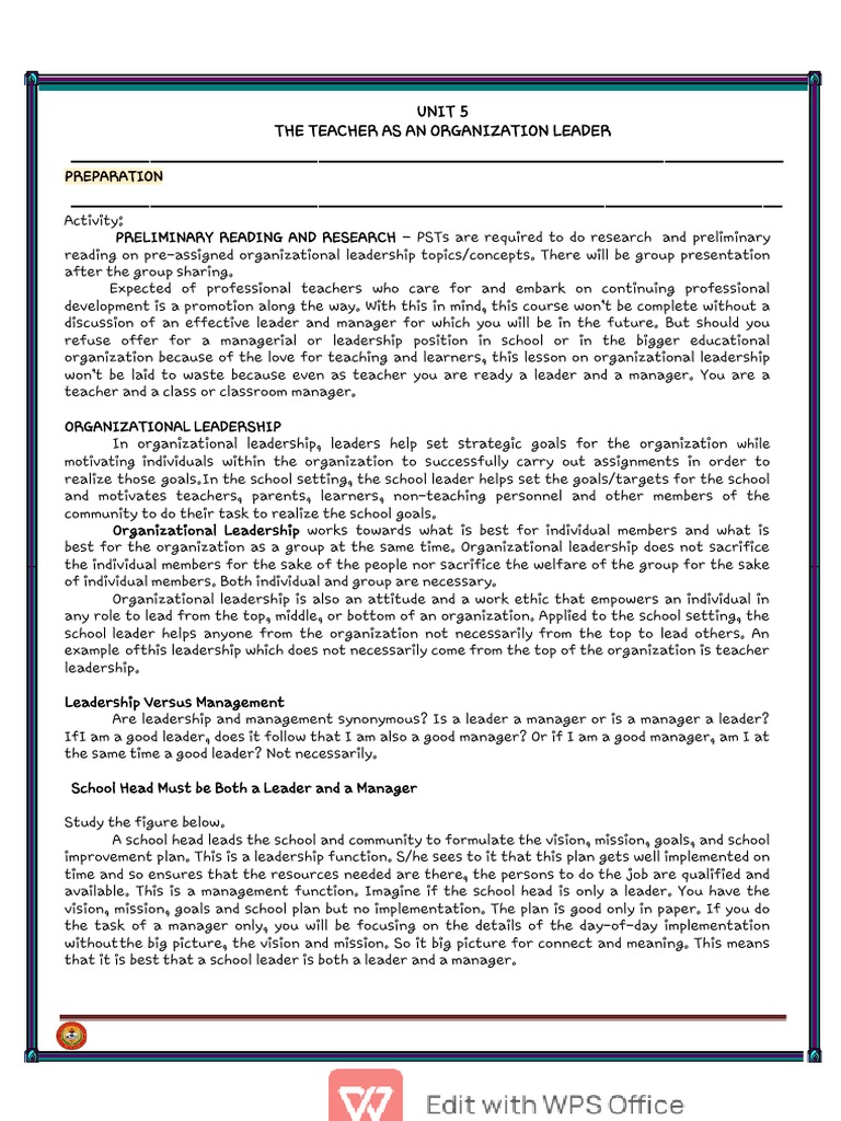 Unit 5 PDF | PDF | Leadership | Cognition