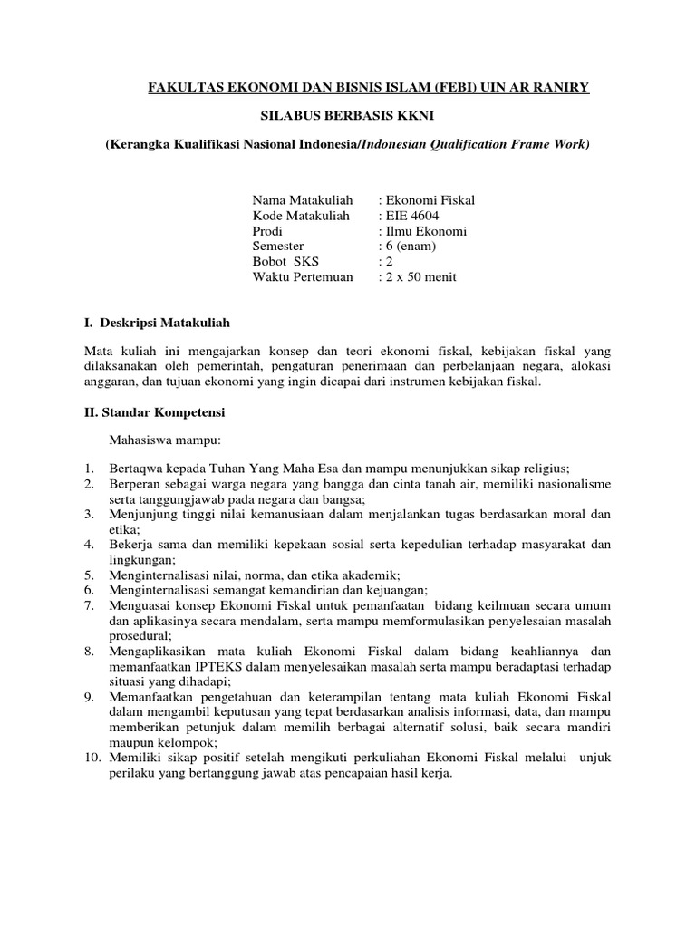 Eie-4604-Ekonomi Fiskal PDF | PDF