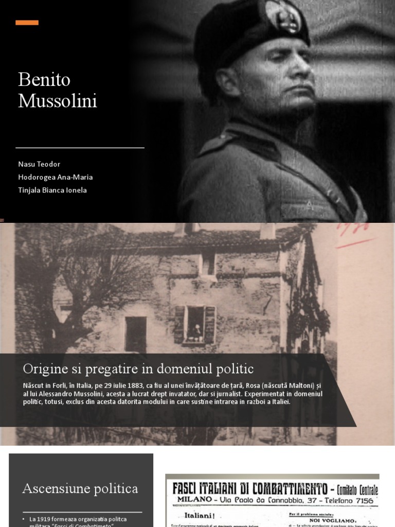Benito Mussolini | PDF