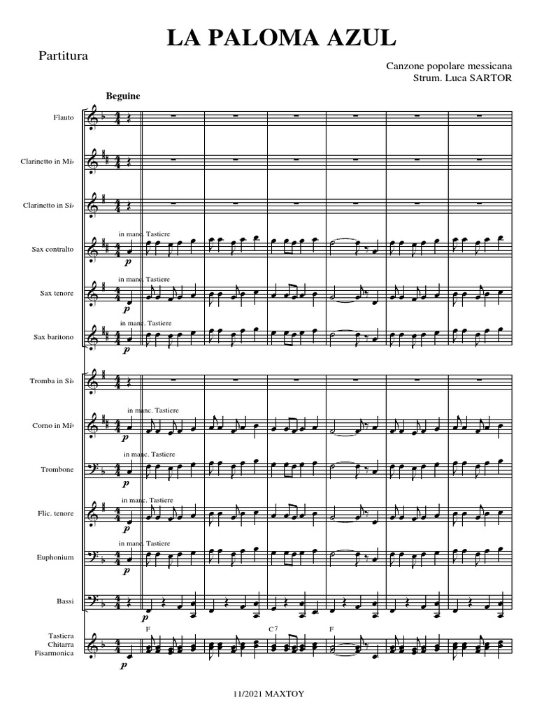 La Paloma Azul | PDF