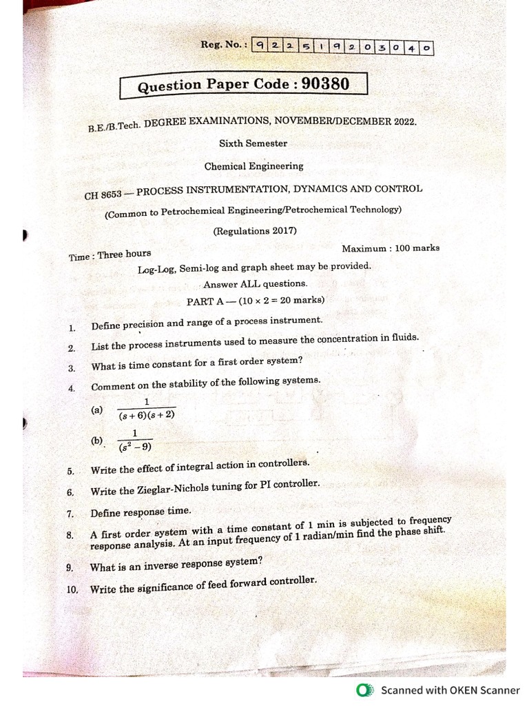 PIDC Univ QP 2022 | PDF