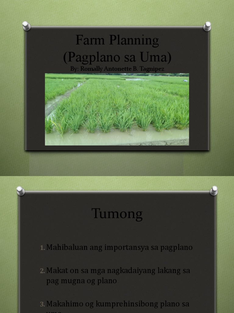 Farm Planning Micro Teaching | PDF