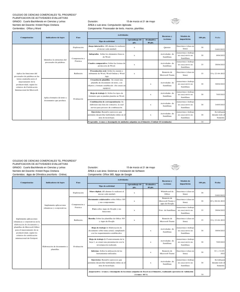 4to Bach PDF | PDF | Microsoft Office | Microsoft Word