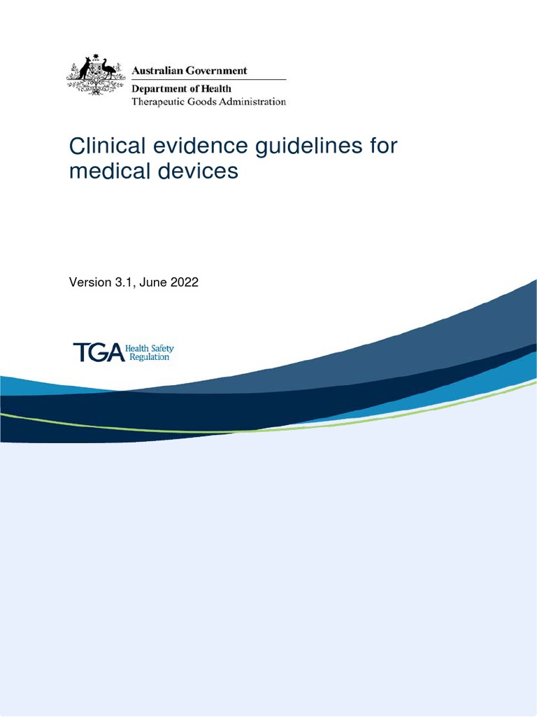 Clinical Evidence Guidelines Medical Devices PDF | PDF | Medical Device ...