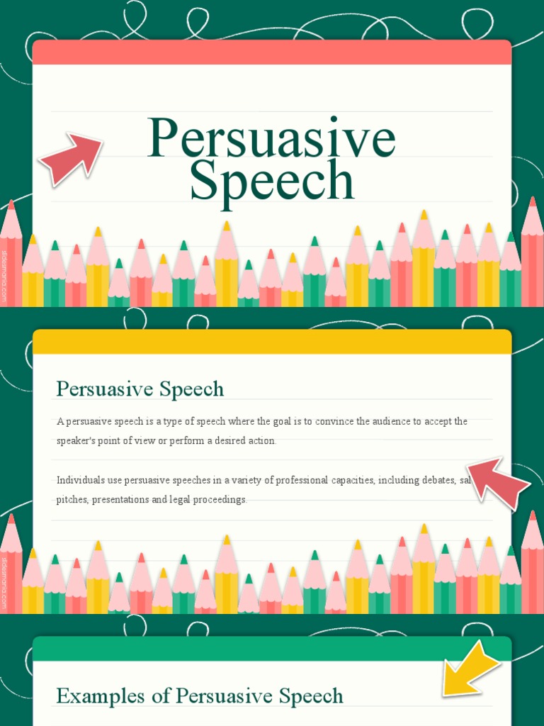Persuasive Speech | PDF