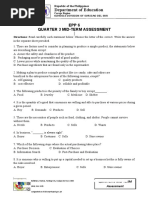 Grade 6 SumTest Answer Keys in All Subject Modules 1-3 | PDF ...