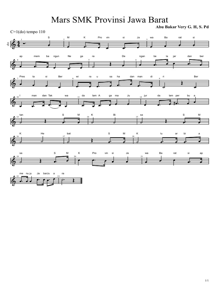 Mars SMK Provinsi Jawa Barat-1 | PDF
