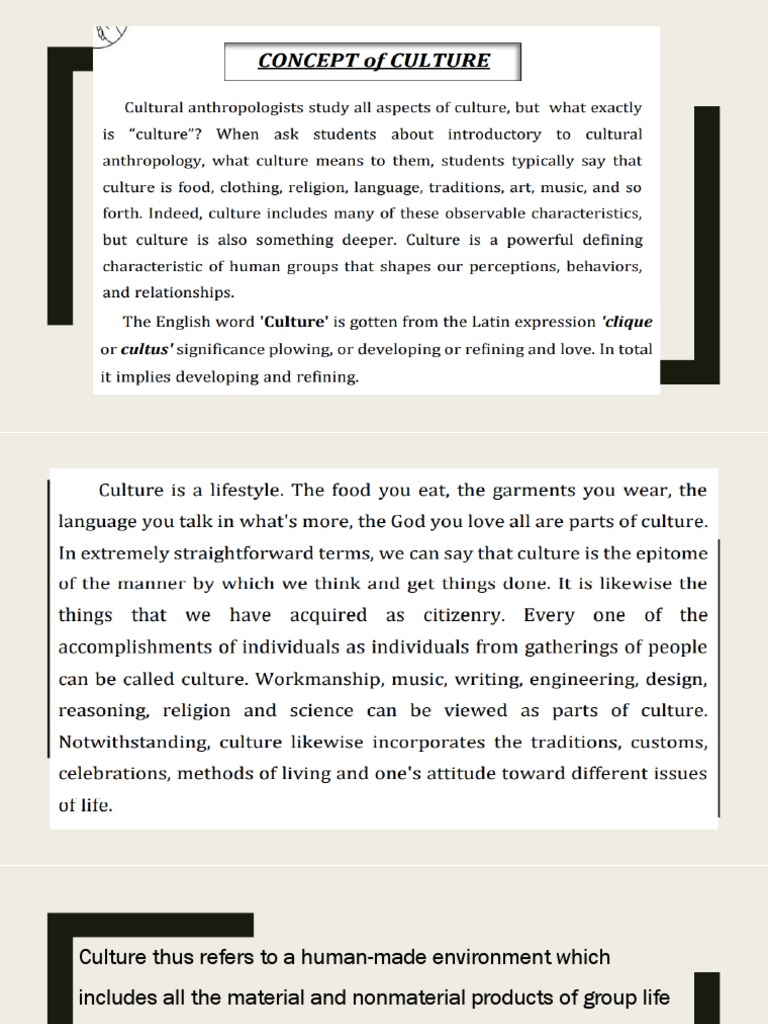 UCSP Lesson 2 Aspects of Culture PDF | PDF | Society | Symbols