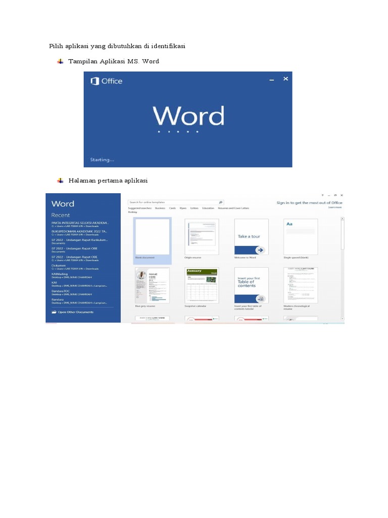Panduan Penggunaan MS Word dan Excel | PDF | Karier & Perkembangan | Bisnis