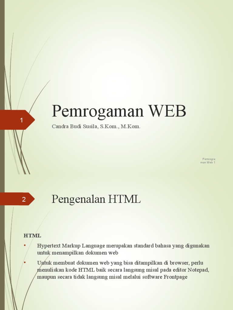 Panduan Dasar HTML untuk Pemula | PDF | Bisnis | Komputer