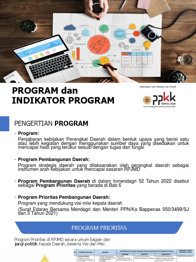 Program Dan Indikator Program - PPKK Fisipol UGM Diklat RPD Renstra 53 ...