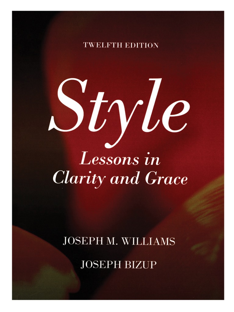 Style Lessons in Clarity and Grace Lis | PDF