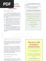 Perfume Formulation and Fixatives Guide | PDF | Perfume | Ethanol