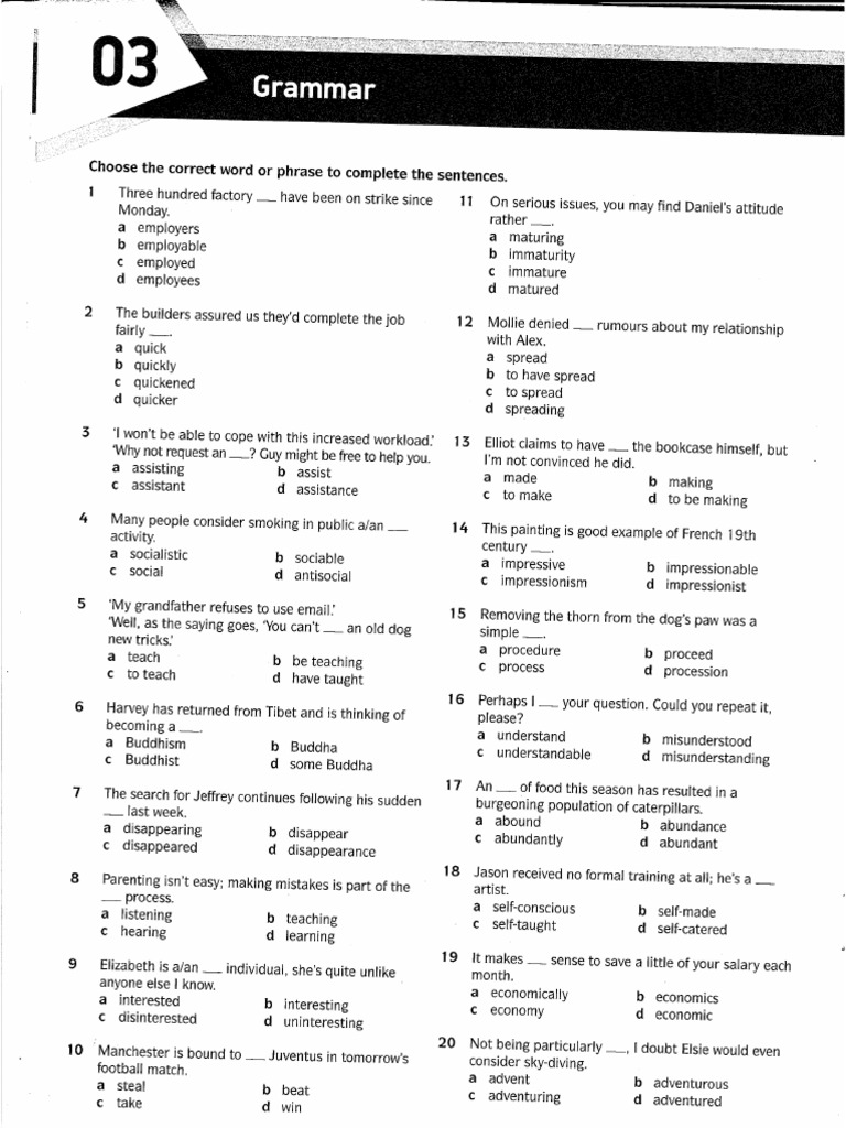 Engleza Exercitii CL A 9 A | PDF