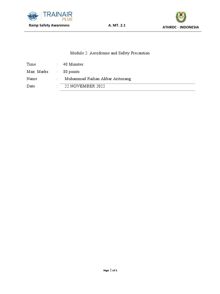 Ramp Safety Guidelines by M. R. Akbar | PDF