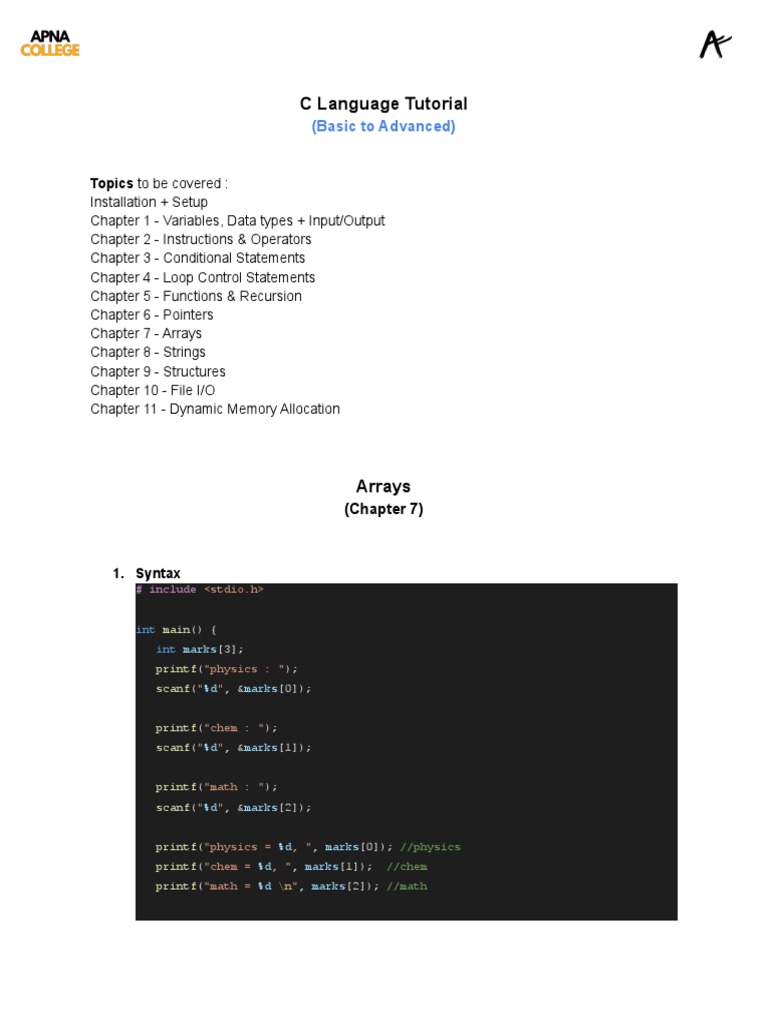 Chapter 7 Code | PDF