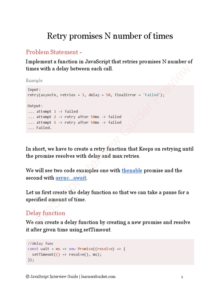 JavaScript Interview Guide - Preview-1 | PDF | Html Element | Java Script