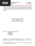 Method Statement Sheet Piling Works | PDF | Deep Foundation | Rail ...