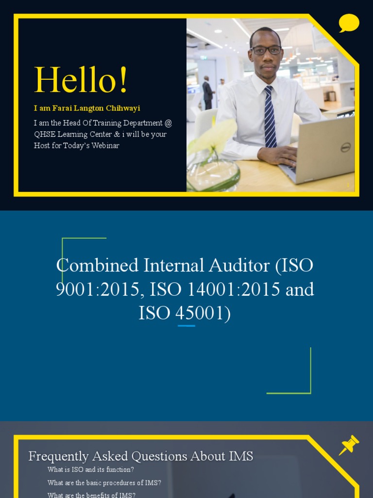Combined Auditor Training for ISO Standards | PDF | Audit | Internal Audit