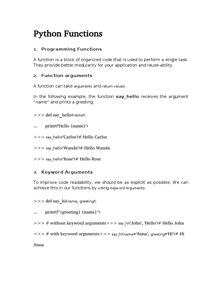 4 Functions Pdf Pdf Scope Computer Science Anonymous Function