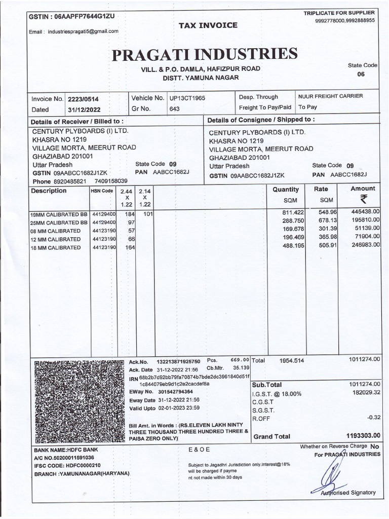 Debit Note Format | PDF