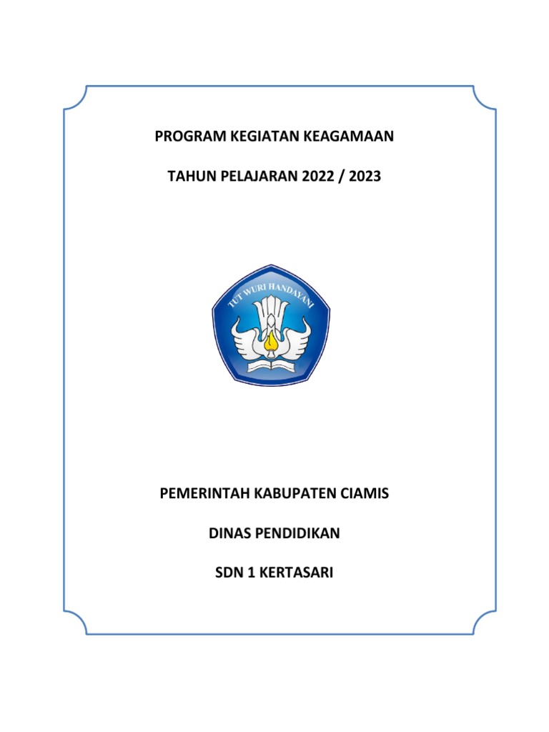 Program Kegiatan Keagamaan Scan PDF | PDF | Karier & Perkembangan