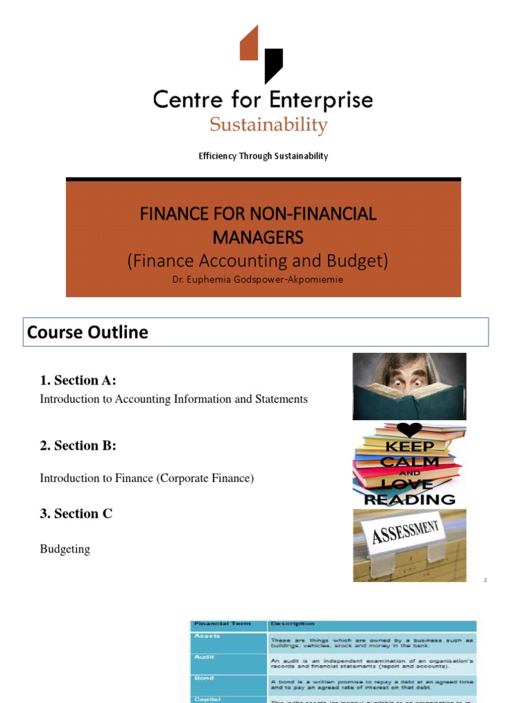 Finance For Non Financial Managers Pdf Pdf