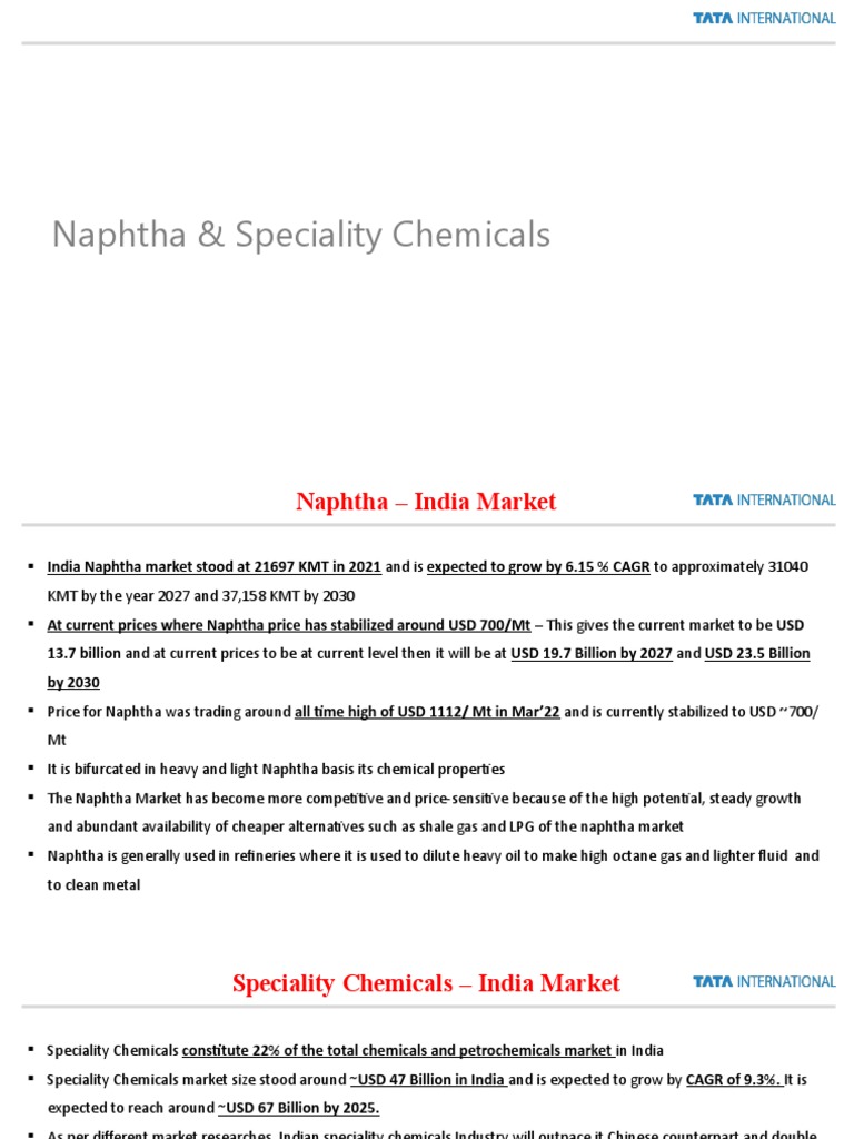 Naphtha, LPG and Speciality Chemicals | PDF | Liquefied Petroleum Gas ...
