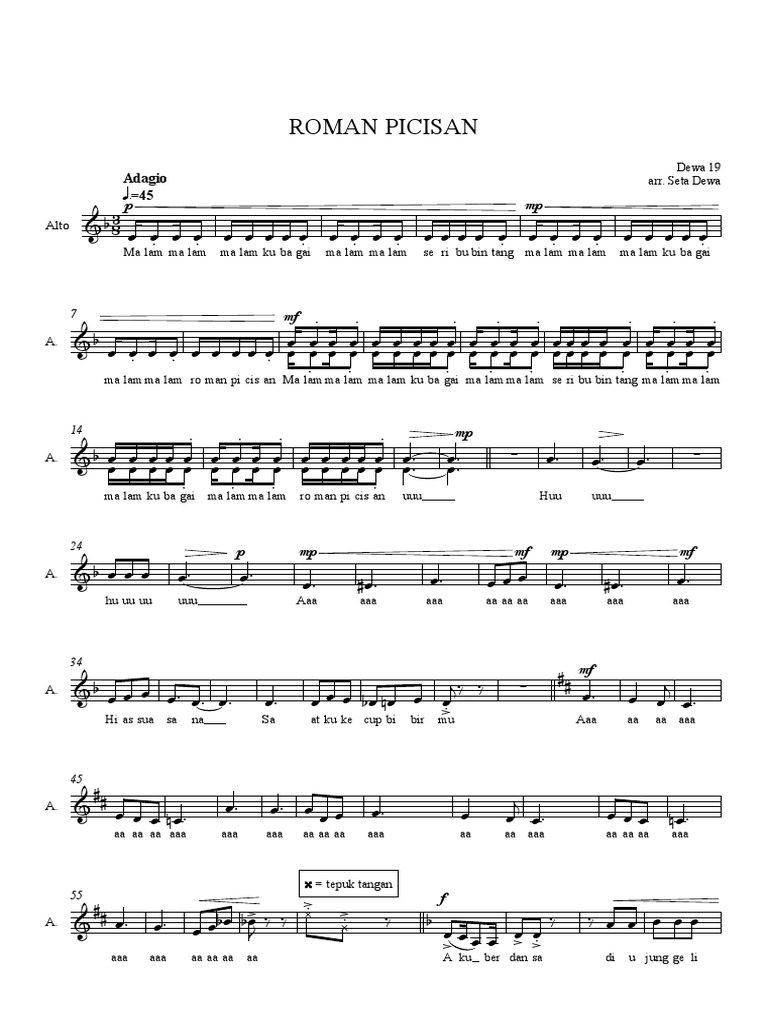 Roman Picisan - Alto | PDF