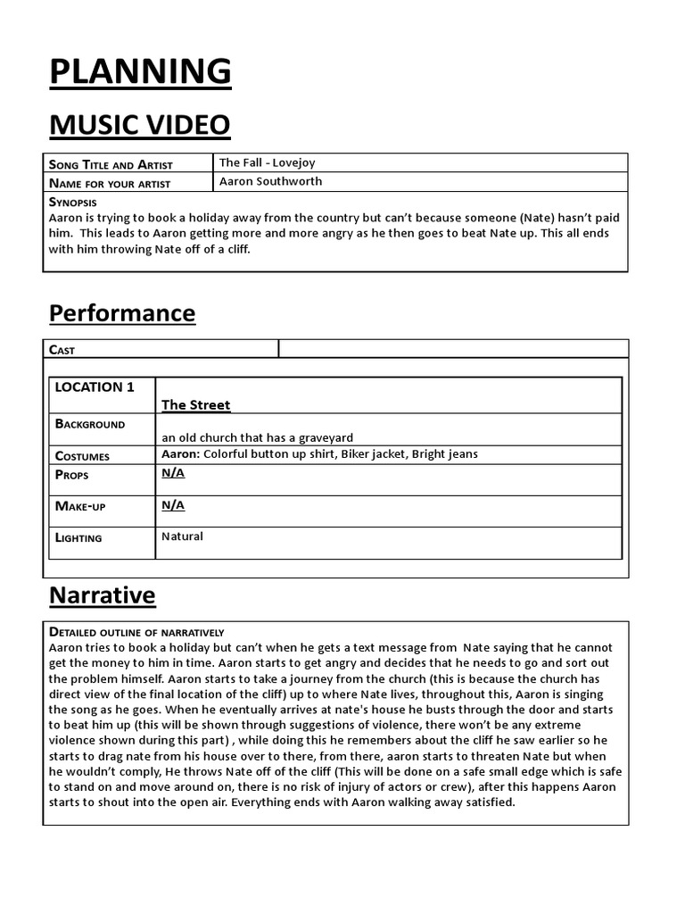 The Fall - Planning | PDF