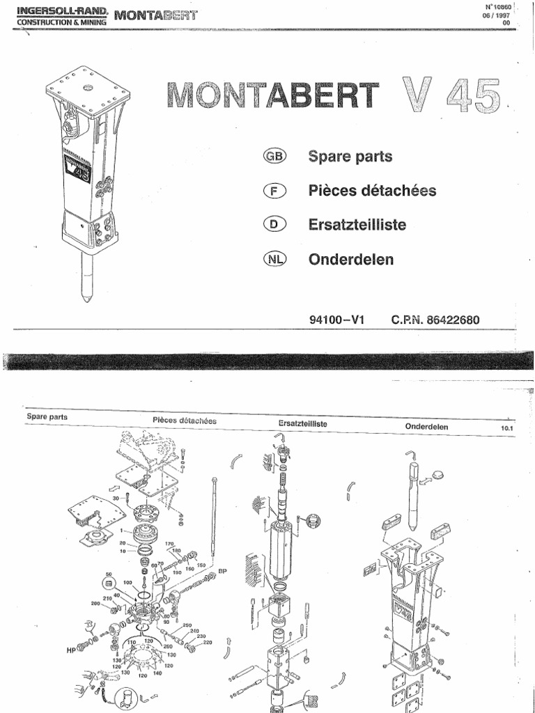 Montabert V45 PDF | PDF