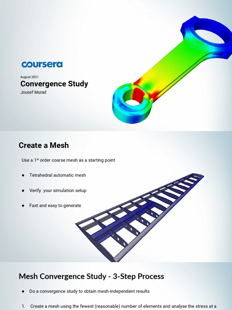 Mesh Convergence Study | PDF