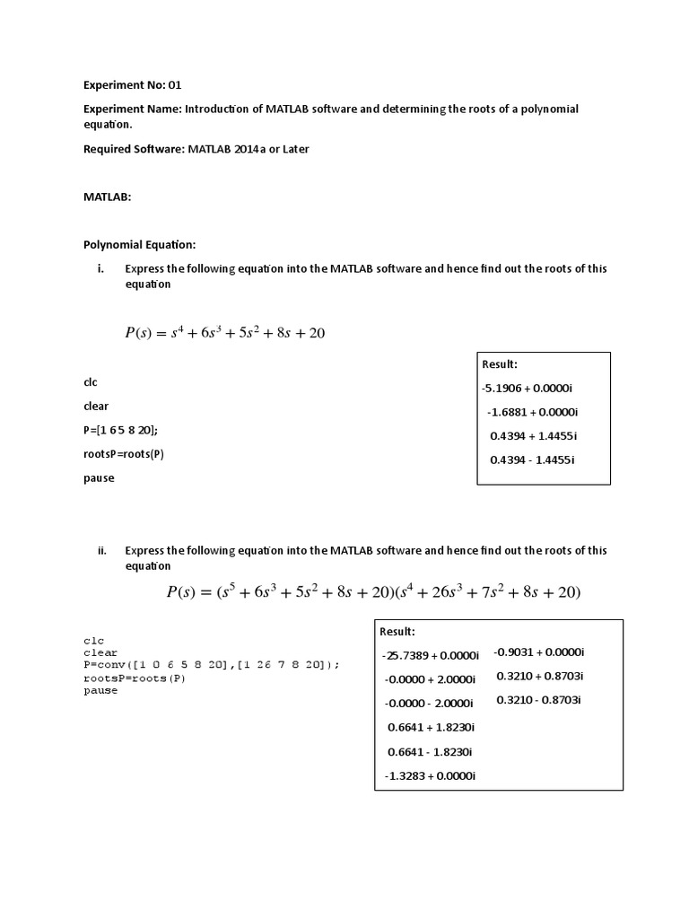 MATLAB Experiments for Control Systems | PDF | Damping | Electric Motor