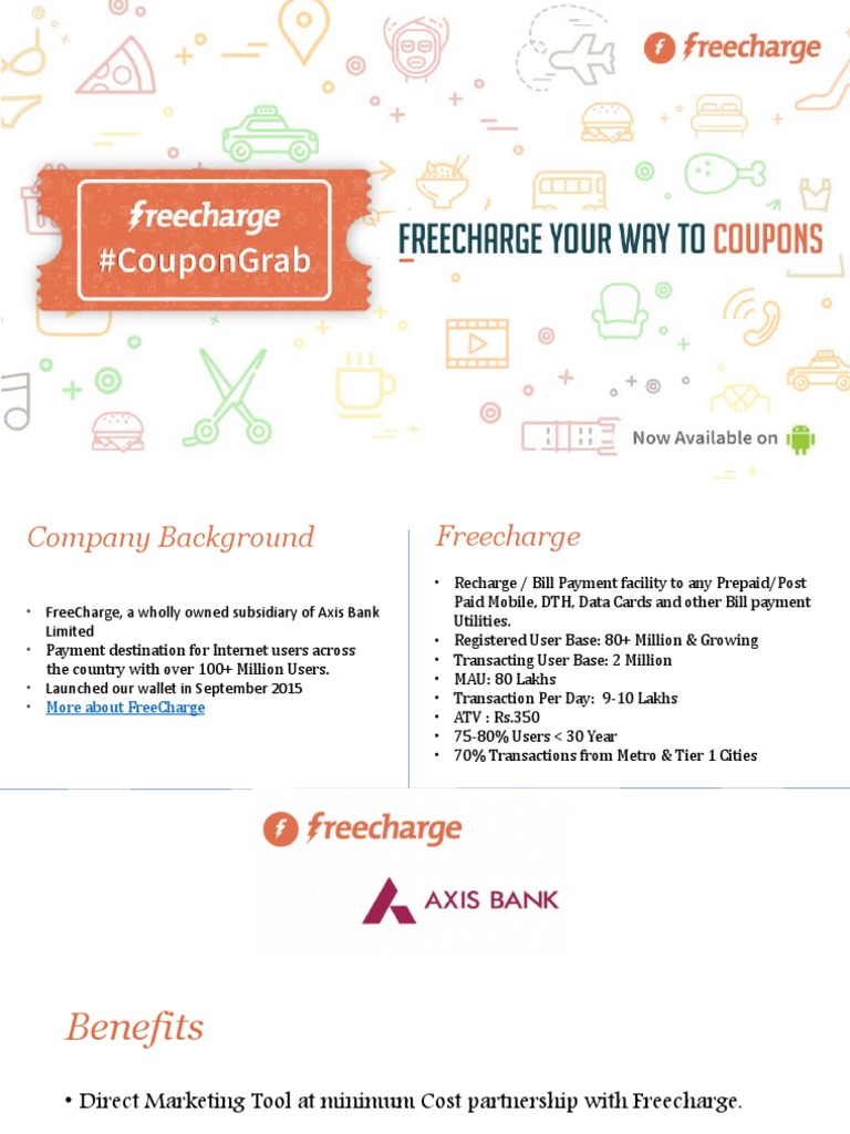 FreeCharge App: Exclusive Offers & Benefits | PDF | Mobile App | Brand