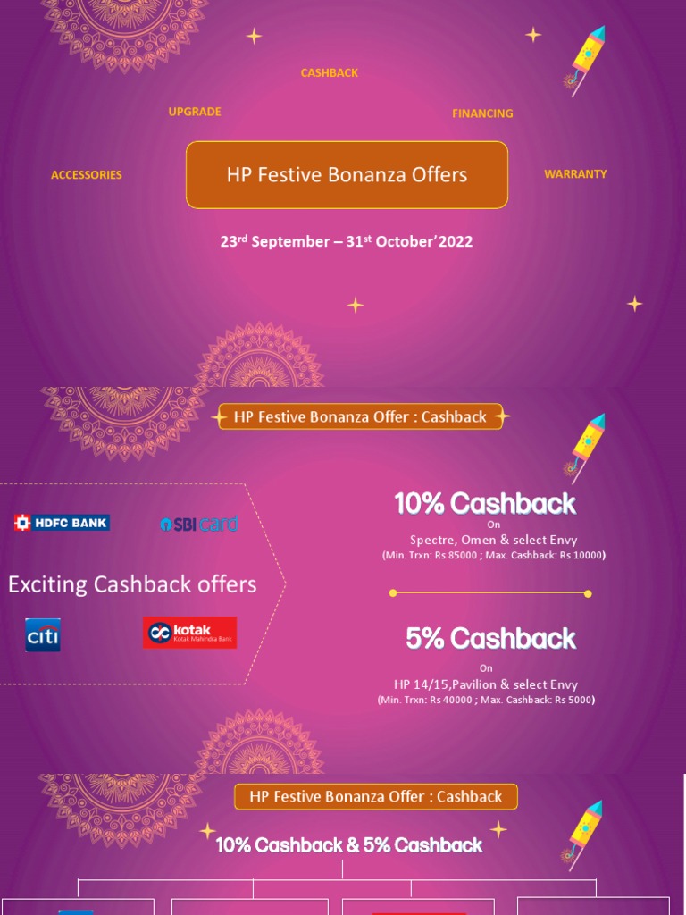 HP Festive Bonanza Offers | PDF | Receipt | Payments