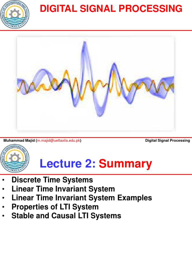 Dsp Lecture 3 Pdf Pdf Recurrence Relation Series Mathematics