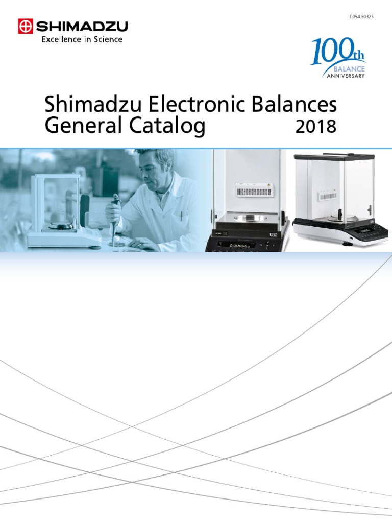 Shimadzu | PDF | Weighing Scale | Weight