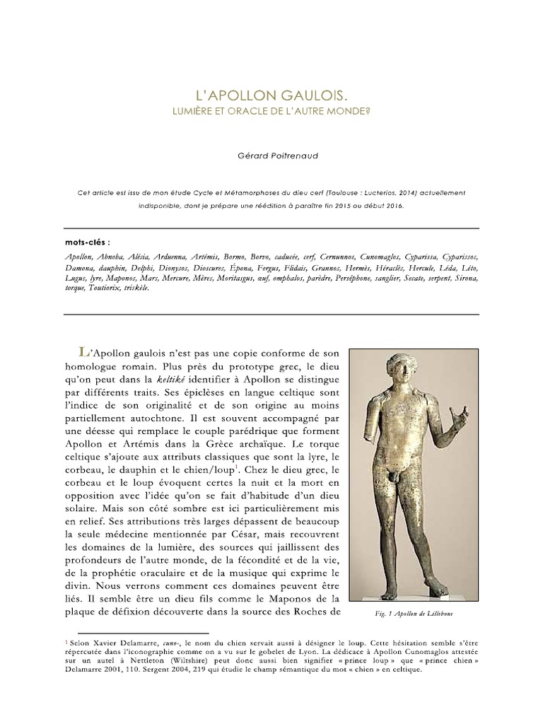 Apollon PDF | PDF