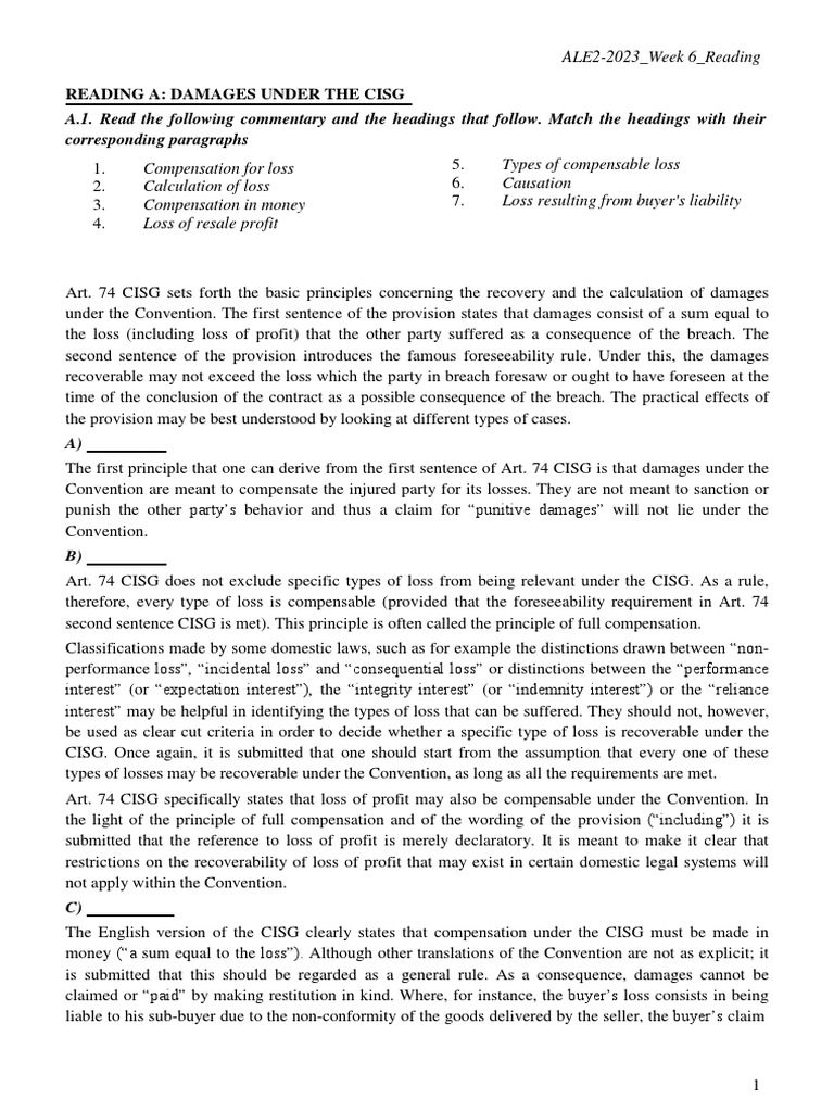 ALE2 2023 Week-6 Reading | PDF