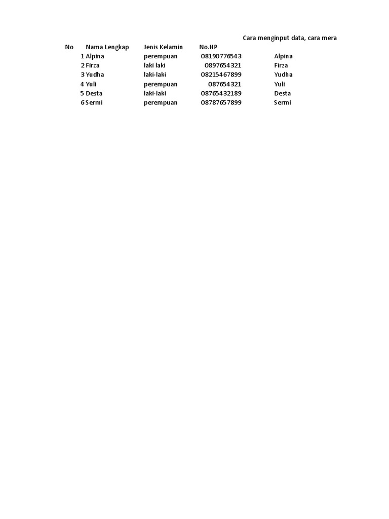 Sisfo Alpina Step 1 | PDF