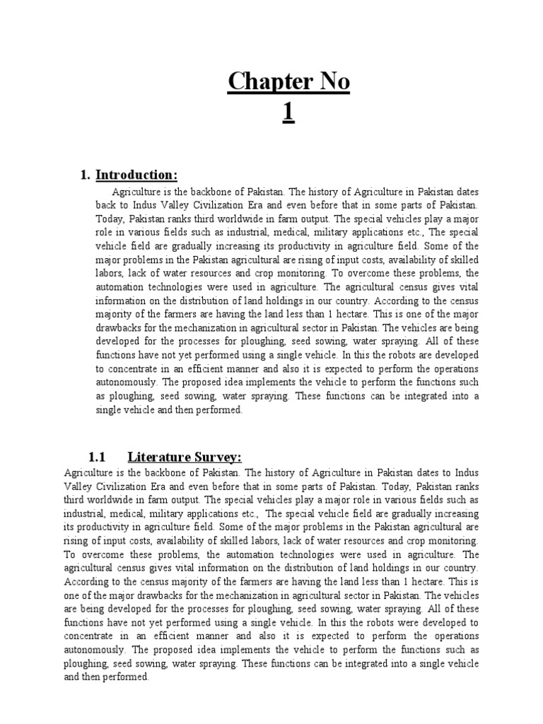 Chapter 1 | PDF | Agriculture | Automation