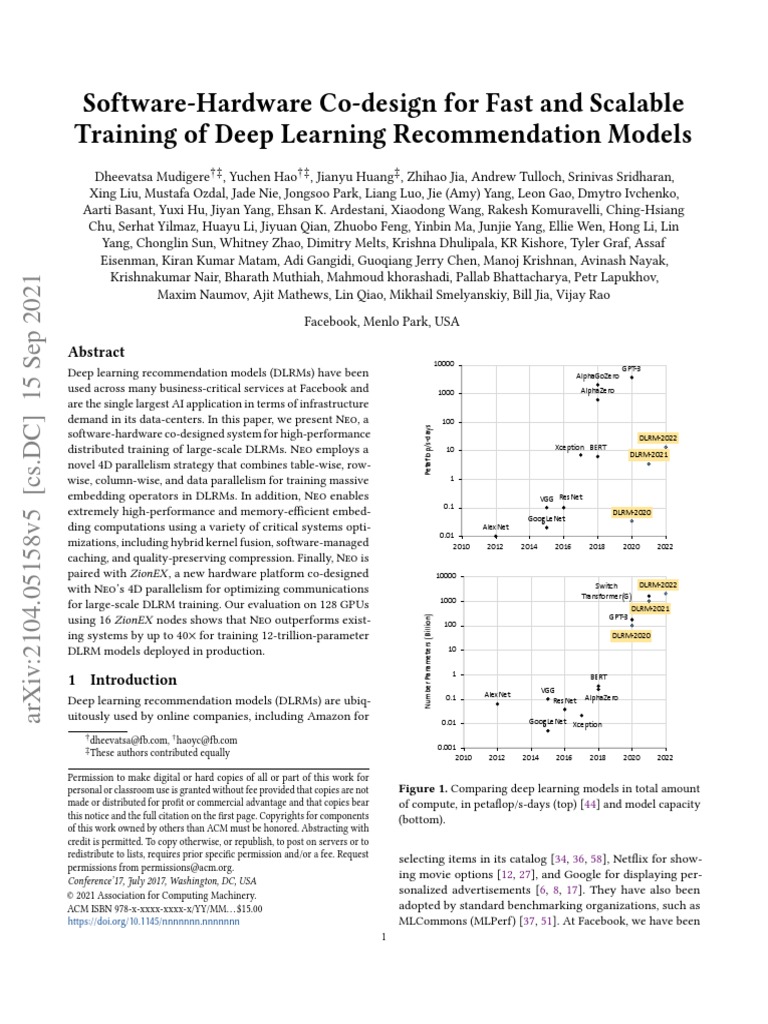 Torchrec | PDF | Parallel Computing | Deep Learning