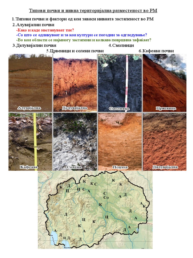 Tipovi Pochvi Vo RM | PDF