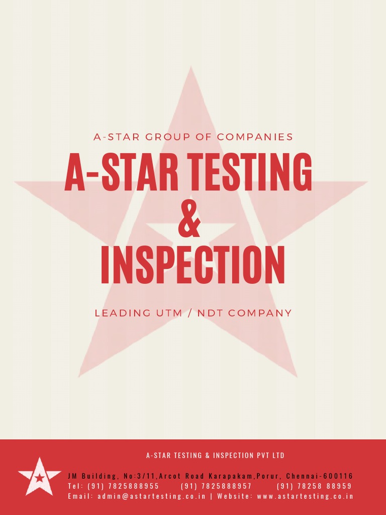 Brochure Astar | PDF | Heat Treating | Radiography