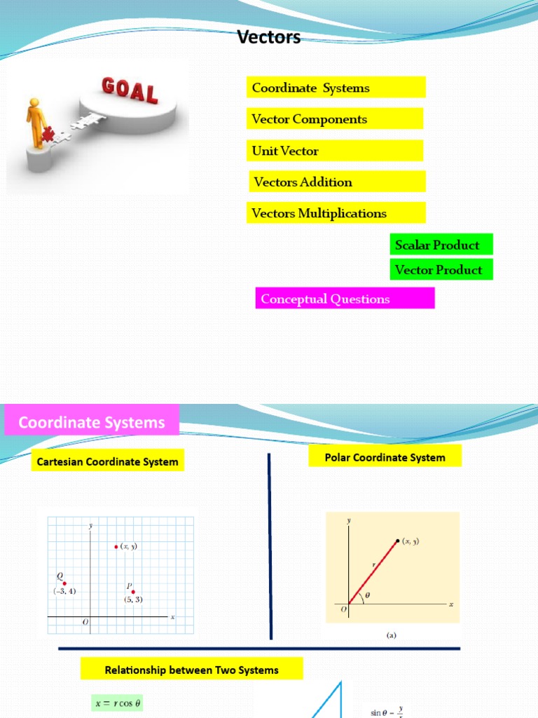 App Ph Lec1 And 2 Pdf Euclidean Vector Cartesian Coordinate System 7774