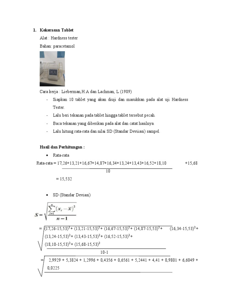 Kekerasan Tablet dan kerapuhan.docx | PDF
