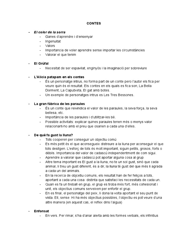 CONTES | PDF