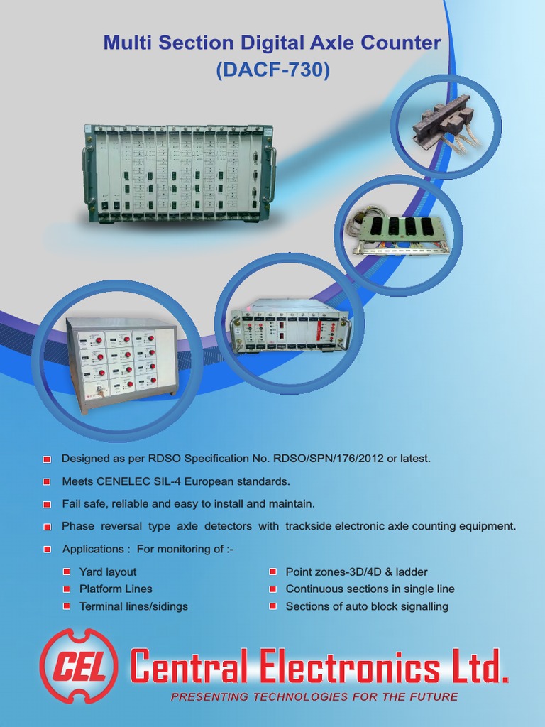 Multi Section Digital Axle Counter | PDF | Relay | Power Supply