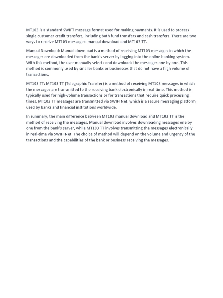 Diffrent Between 103 Manual Download and 103 TT | PDF